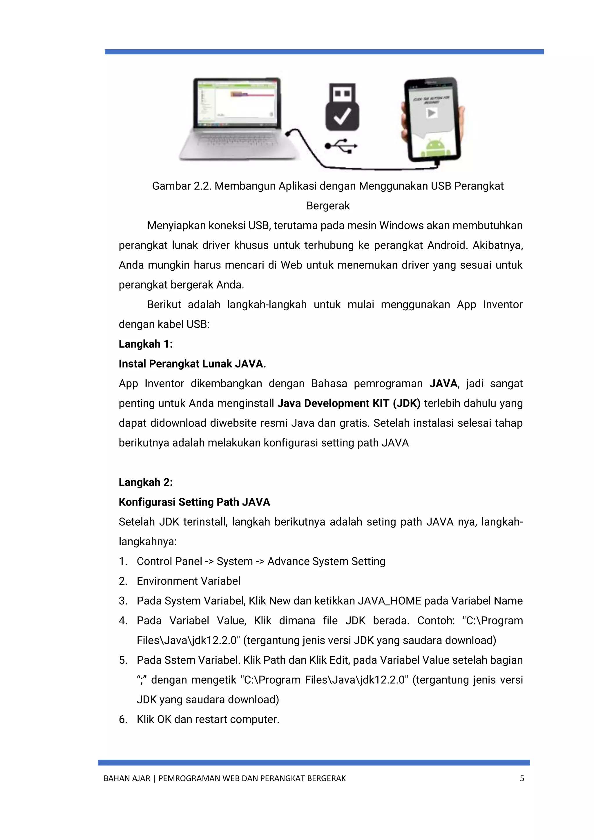 BAB VII - INSTALASI DAN KONFIGURASI APP INVENTOR | PDF