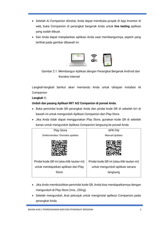 BAB VII - INSTALASI DAN KONFIGURASI APP INVENTOR | PDF