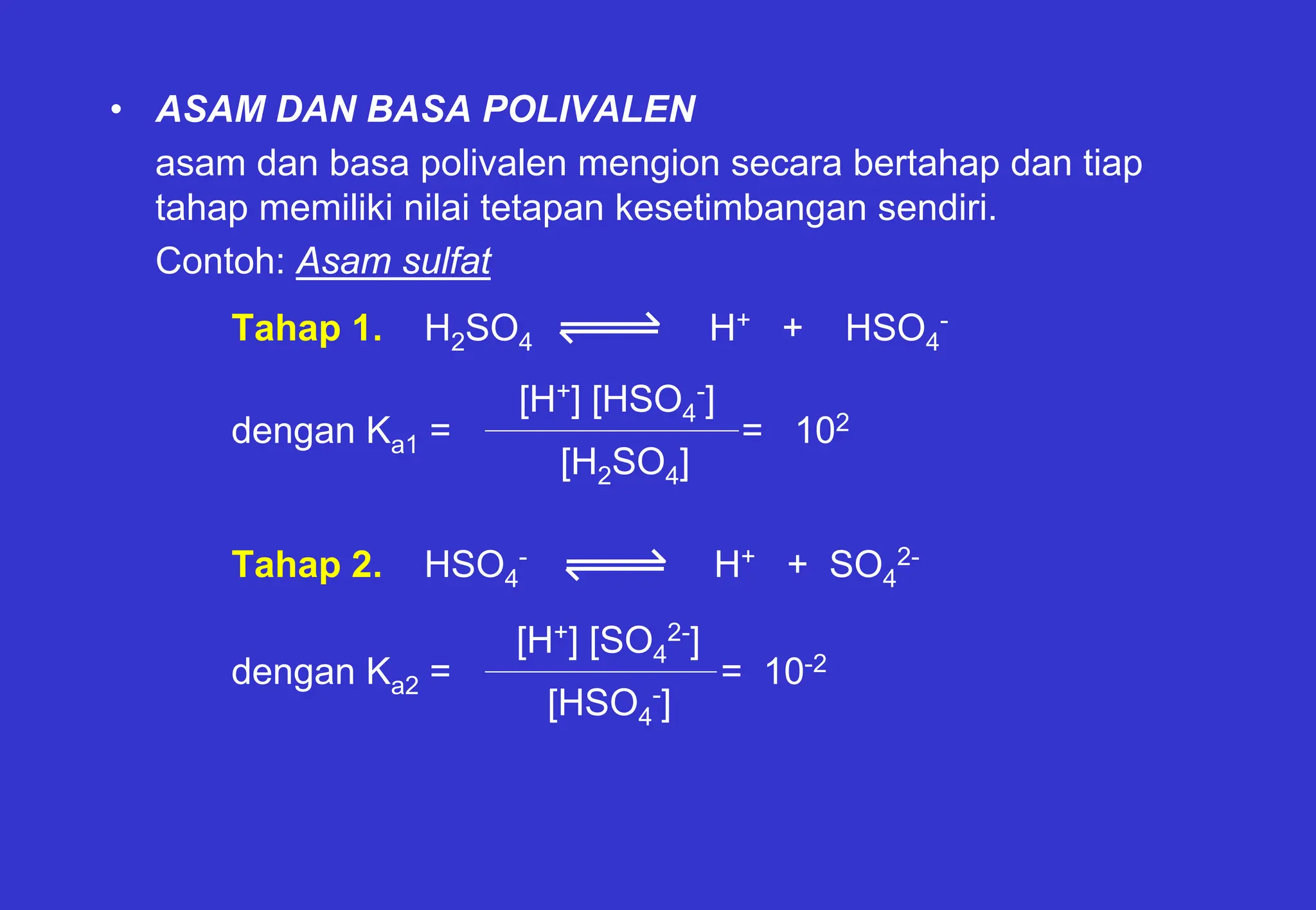 Asam basa dan Tetapan kesetimbangan asam basa | PDF