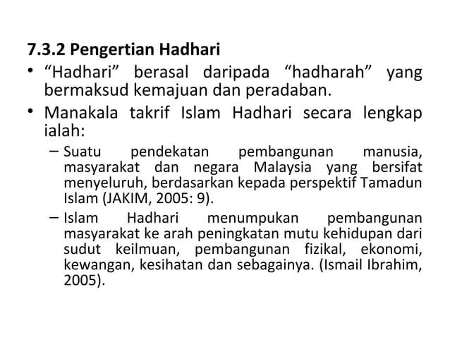 Bab 7 islam hadari dan hubungan etnik | PPT