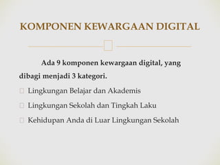 kewargaan digital | PPTX
