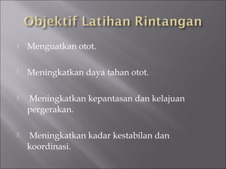 Bab 7 latihan rintangan | PPT