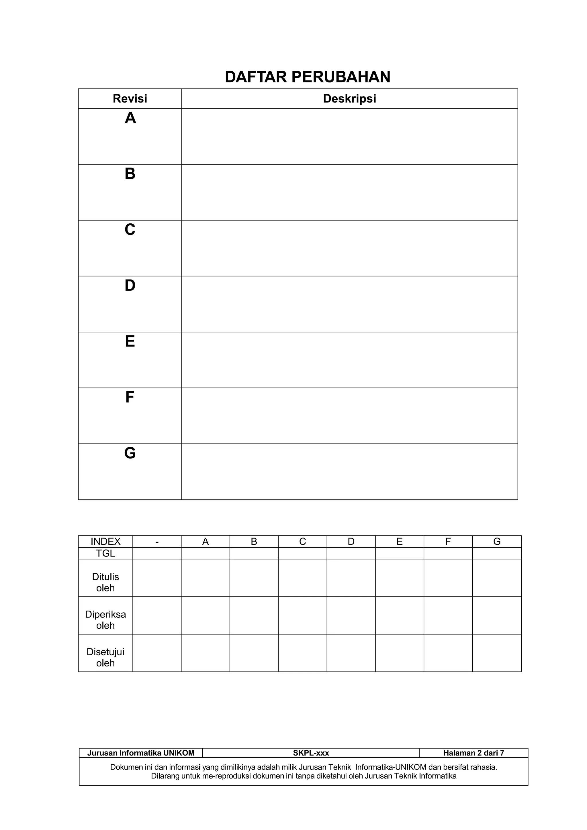 RPL 1 (Lama) - Template SKPL (SRS) | DOC