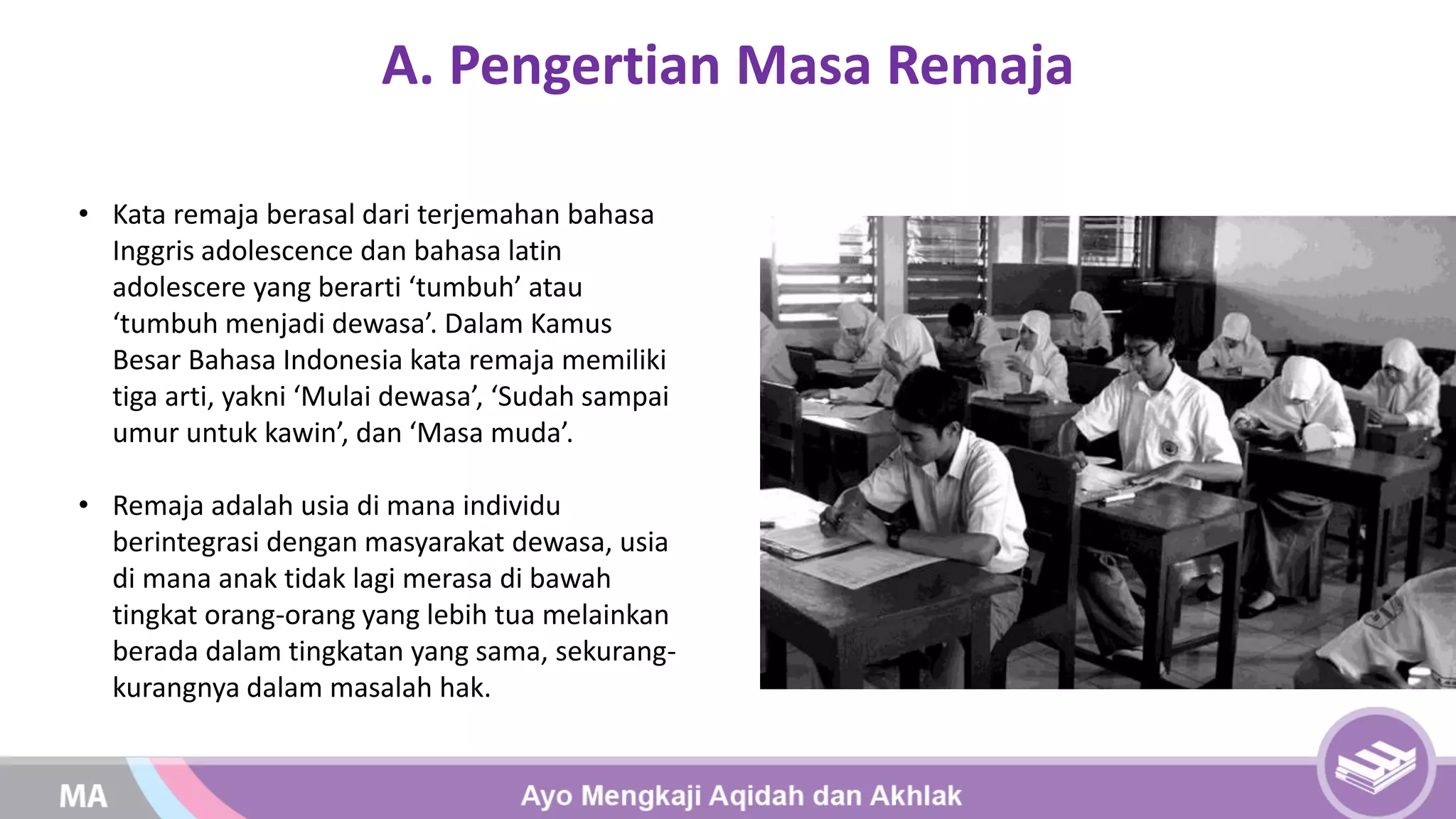 Bab 7 akhlak terpuji dalam pergaulan remaja | PPTX