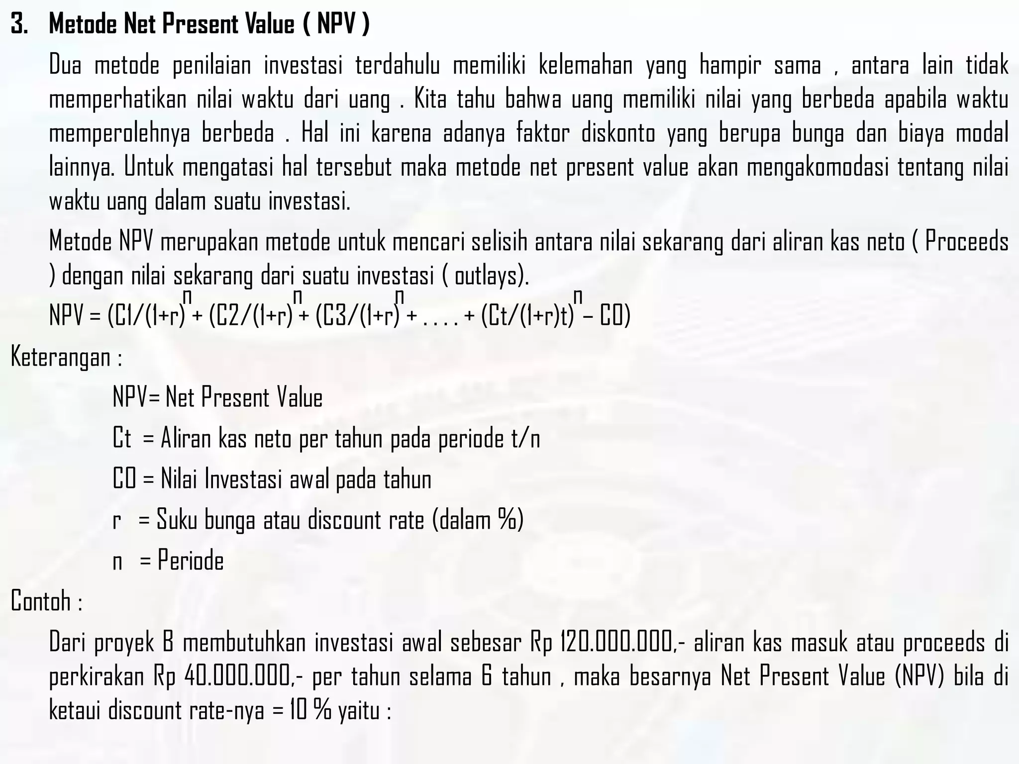 Bab 7 analisis investasi bagian 1 | PDF