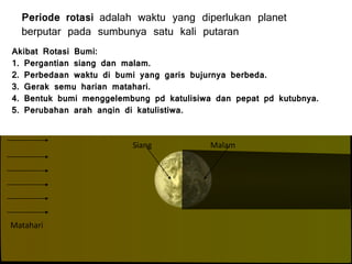 Bab 7 bumi sebagai planet | PPT