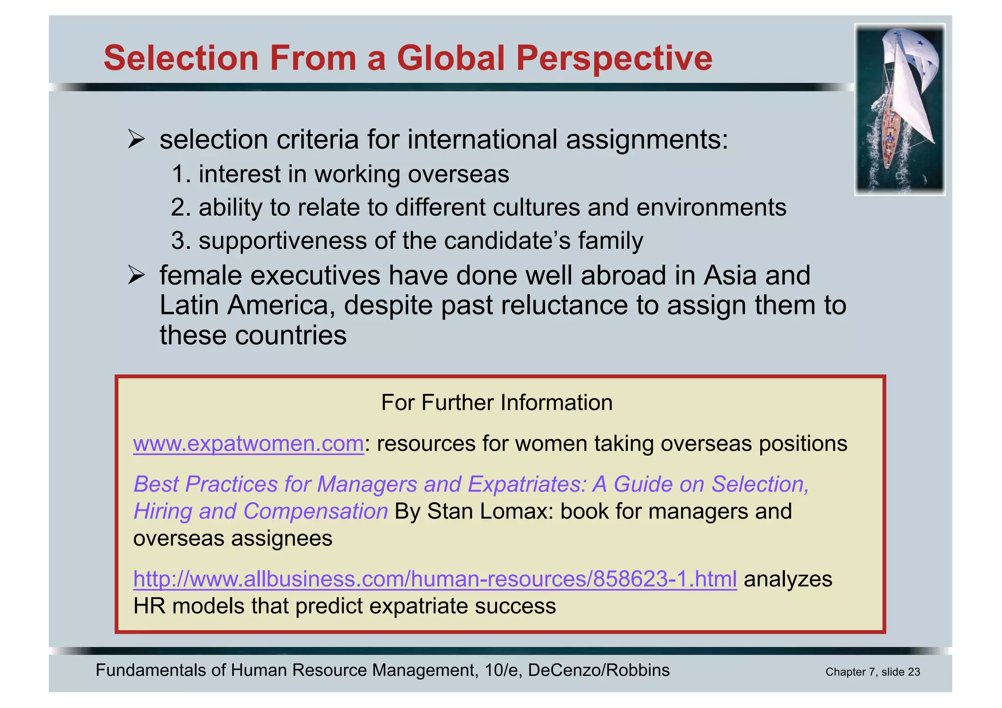 Chapter 7 Selecting Employees | PDF