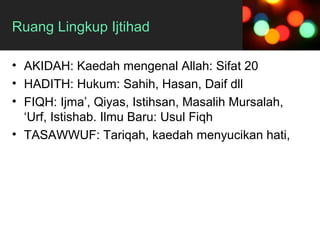 Bab 7 ijtihad | PPT