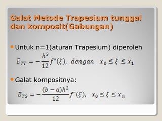 Bab 7 integrasi numerik | PPT