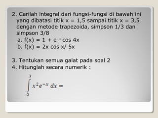 Bab 7 integrasi numerik | PPT