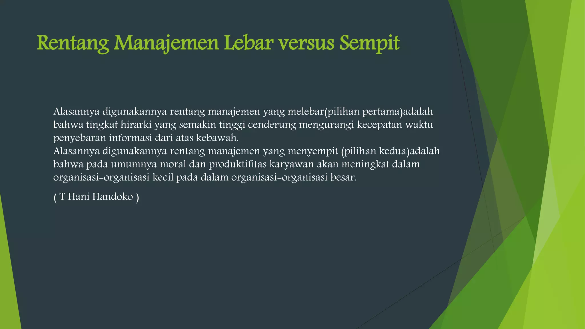 koordinasi dan rentang kendali | PPTX