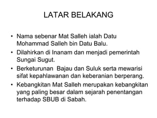 Bab 7 mat salleh | PPT