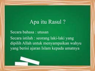BAB 7 MENGENAL RASUL-RASUL ALLAH.pptx