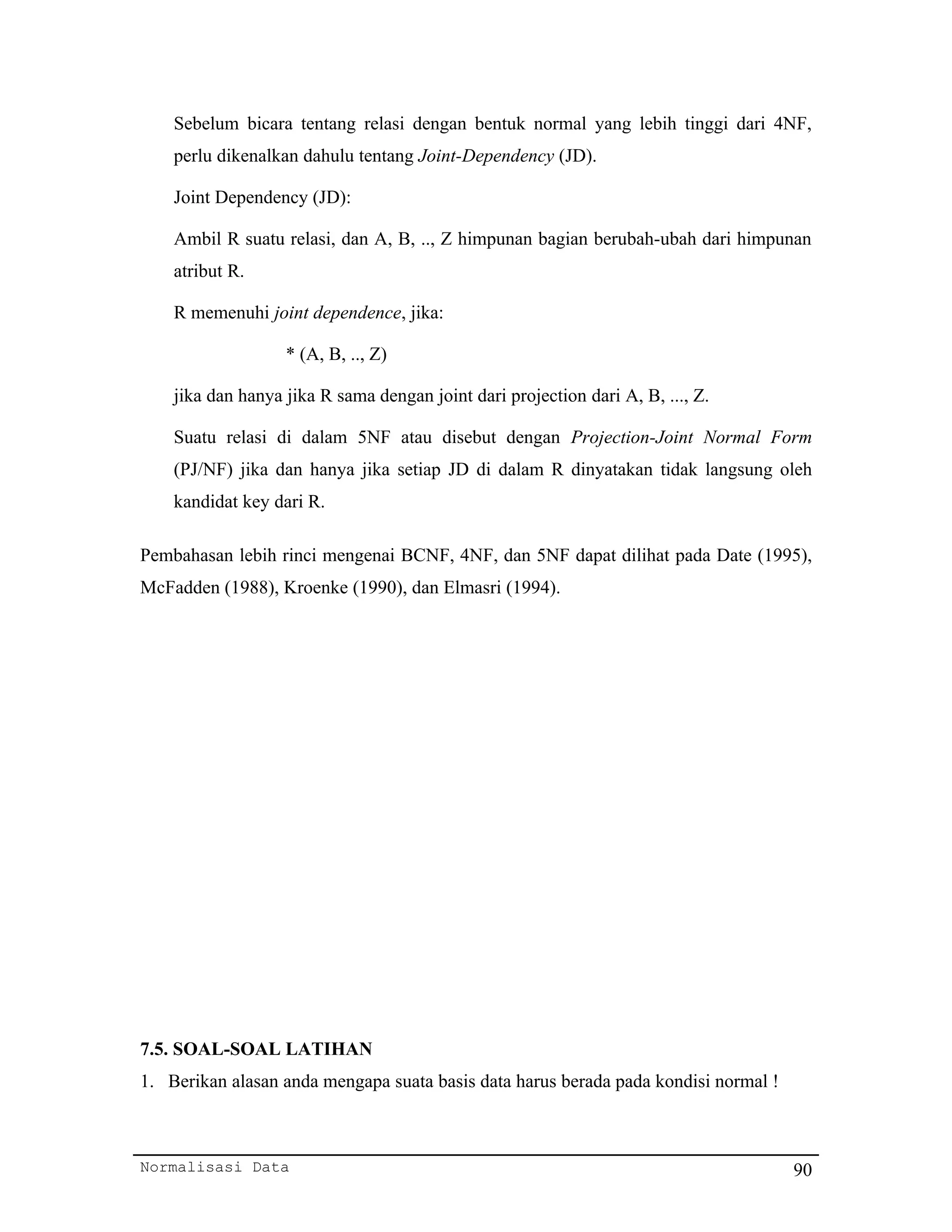 Bab 7. Normalisasi Data | DOC