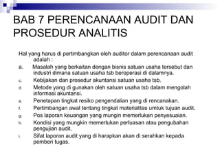 Bab 7 perenc audit | PPT