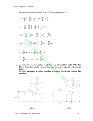 Bab 7 rangkaian orde dua | PDF