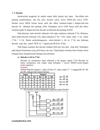 Bab 7 rankaian kombinasional data transmisi | PDF