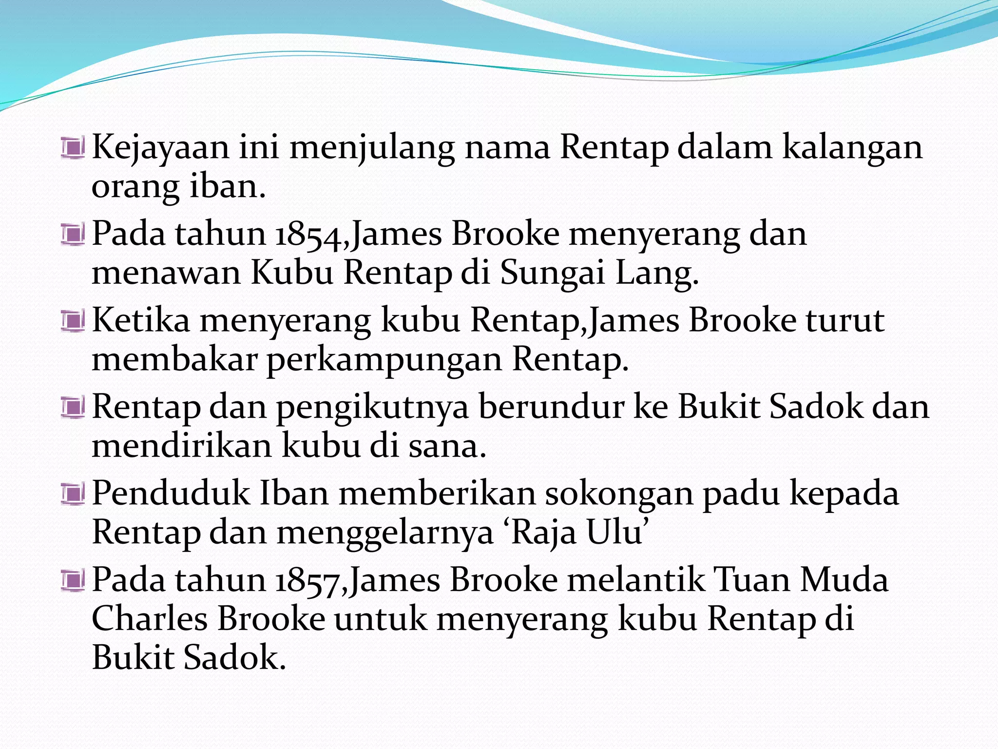 Bab 7 sejarah (rentap) 2 | PPTX