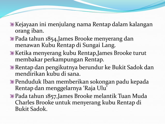 Bab 7 sejarah (rentap) 2 | PPTX