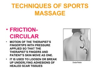 Bab 7 sports massage | PPT