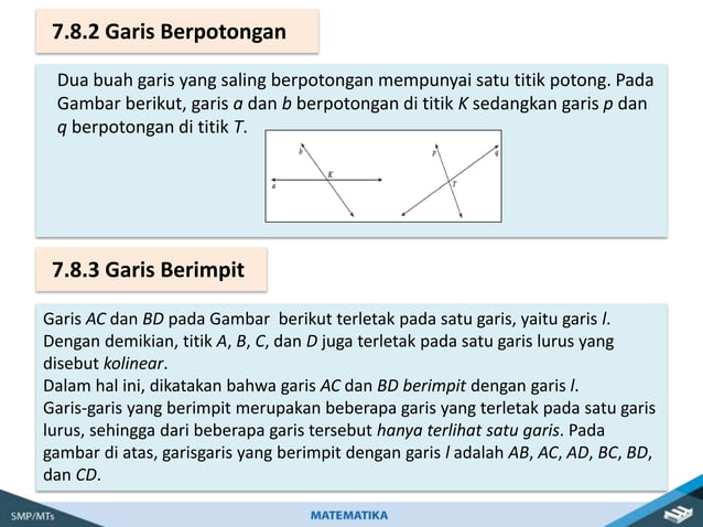 Bab 7 Sudut dan Garis Sejajar (matematika kelas 7) | PPT