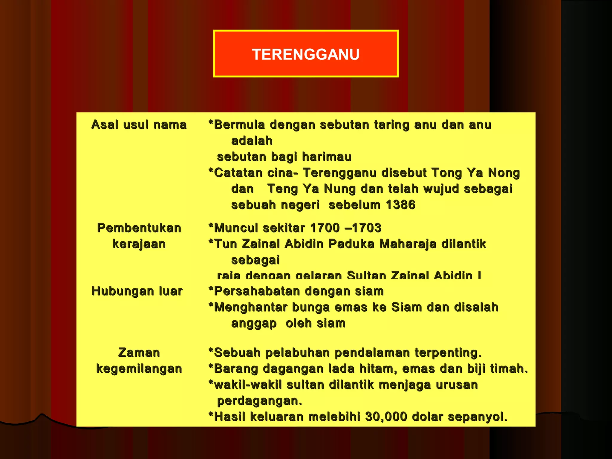 Sejarah Tingkatan 1: Bab 8 KERAJAAN NEGERI MELAYU | PPT