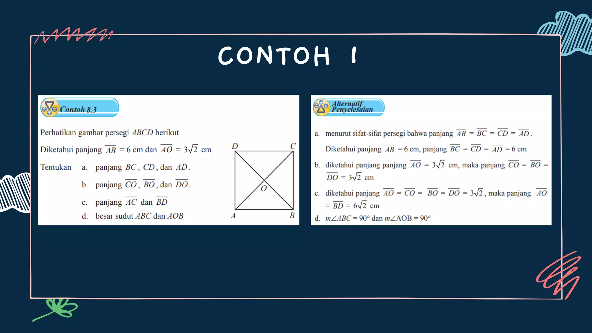 SEGIEMPAT & SEGITIGA (Jenis & Sifat Segiempat) - P2 | PDF