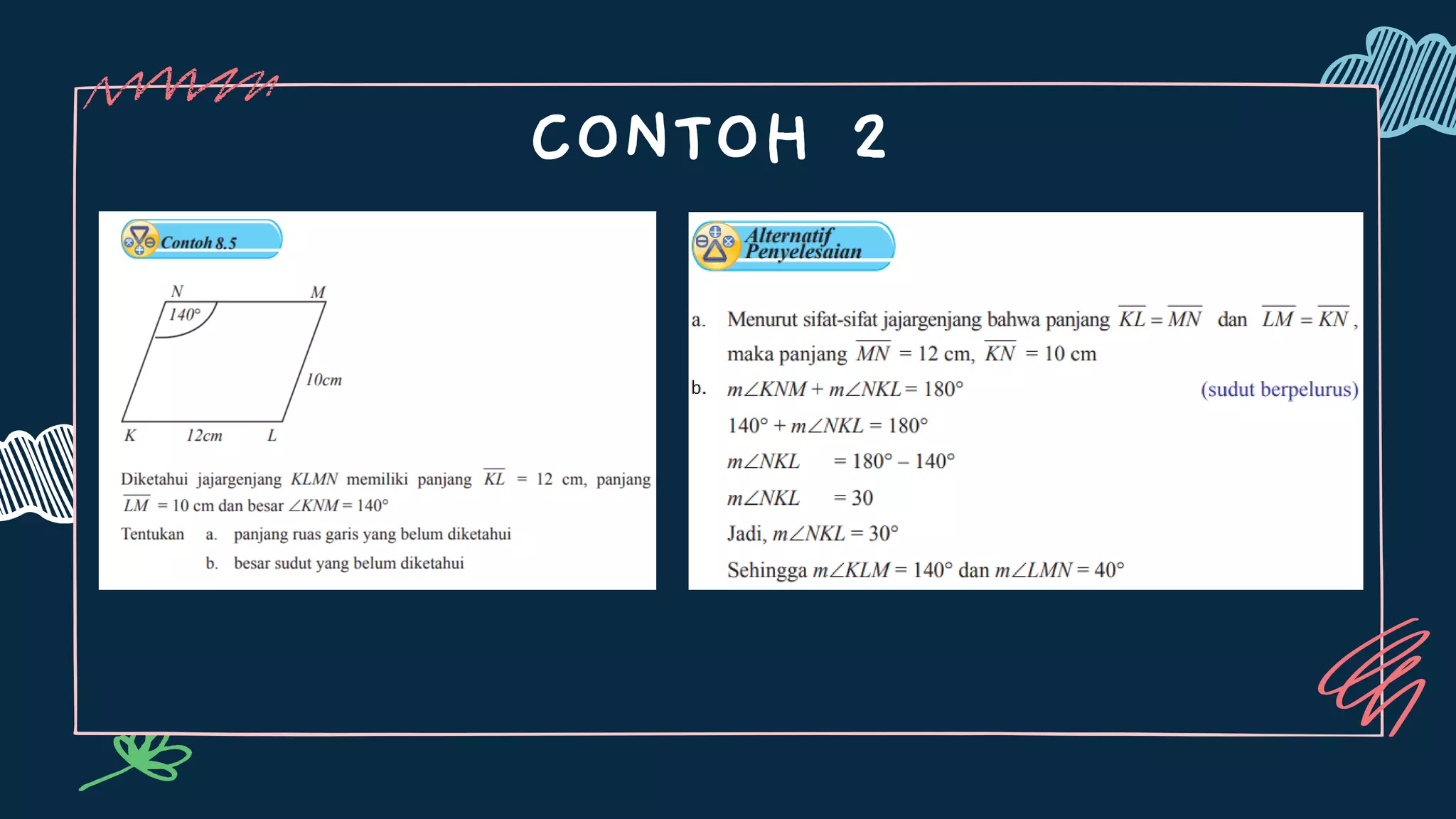 SEGIEMPAT & SEGITIGA (Jenis & Sifat Segiempat) - P2 | PDF