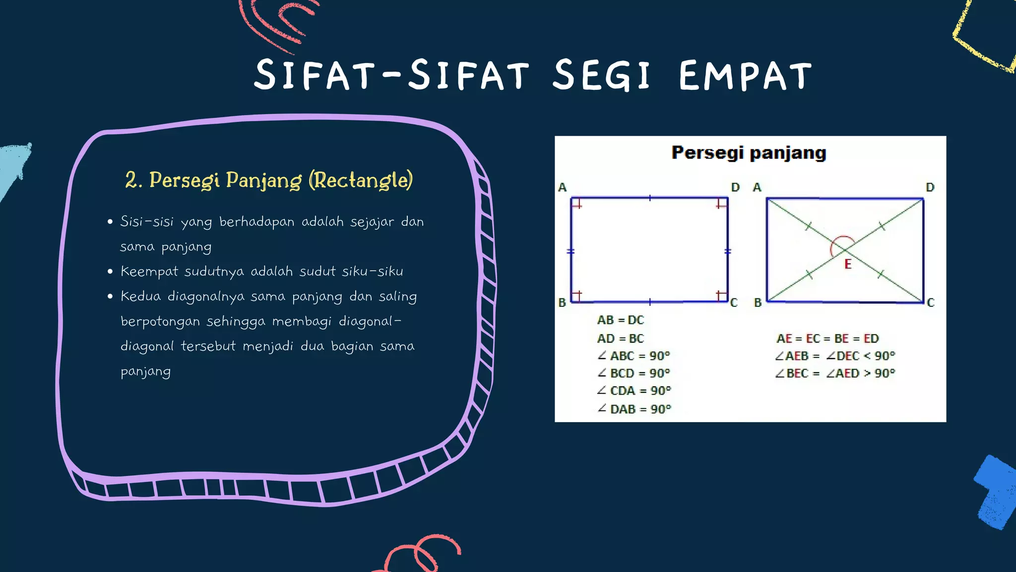 SEGIEMPAT & SEGITIGA (Jenis & Sifat Segiempat) - P2 | PDF