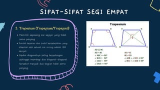 SEGIEMPAT & SEGITIGA (Jenis & Sifat Segiempat) - P2 | PDF