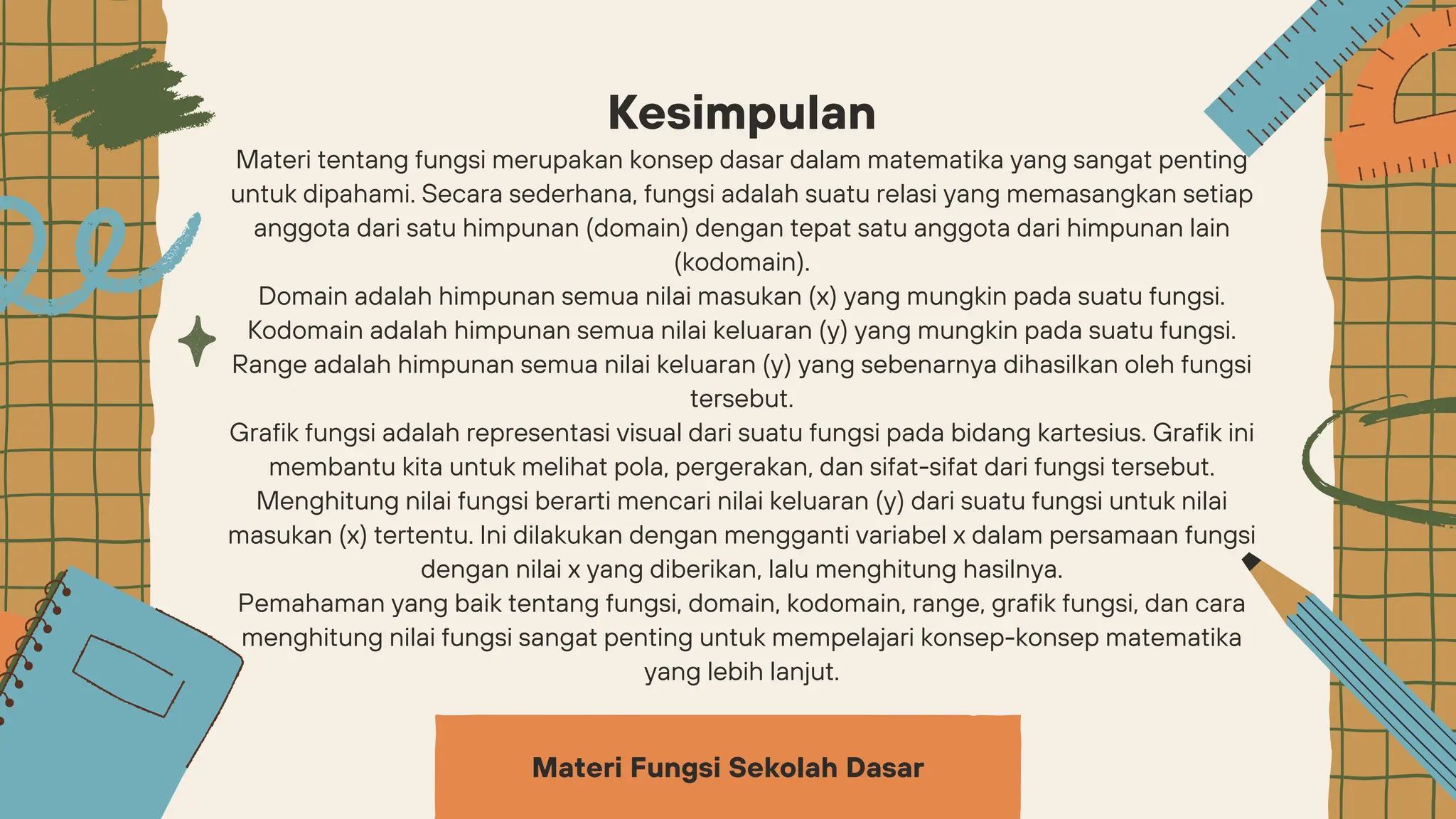 Pengertian Fungsi Domain, Kodomain dan Range | PDF