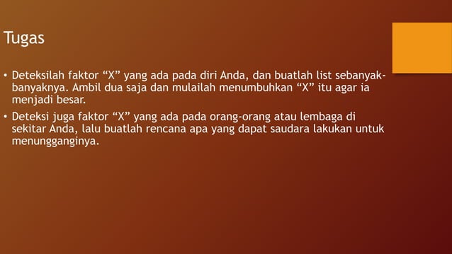 Bab 8 - Faktor X.ppt