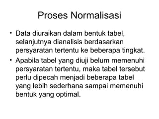 normalisasi data | PPT