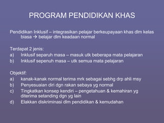 pendidikan khas | PPTX