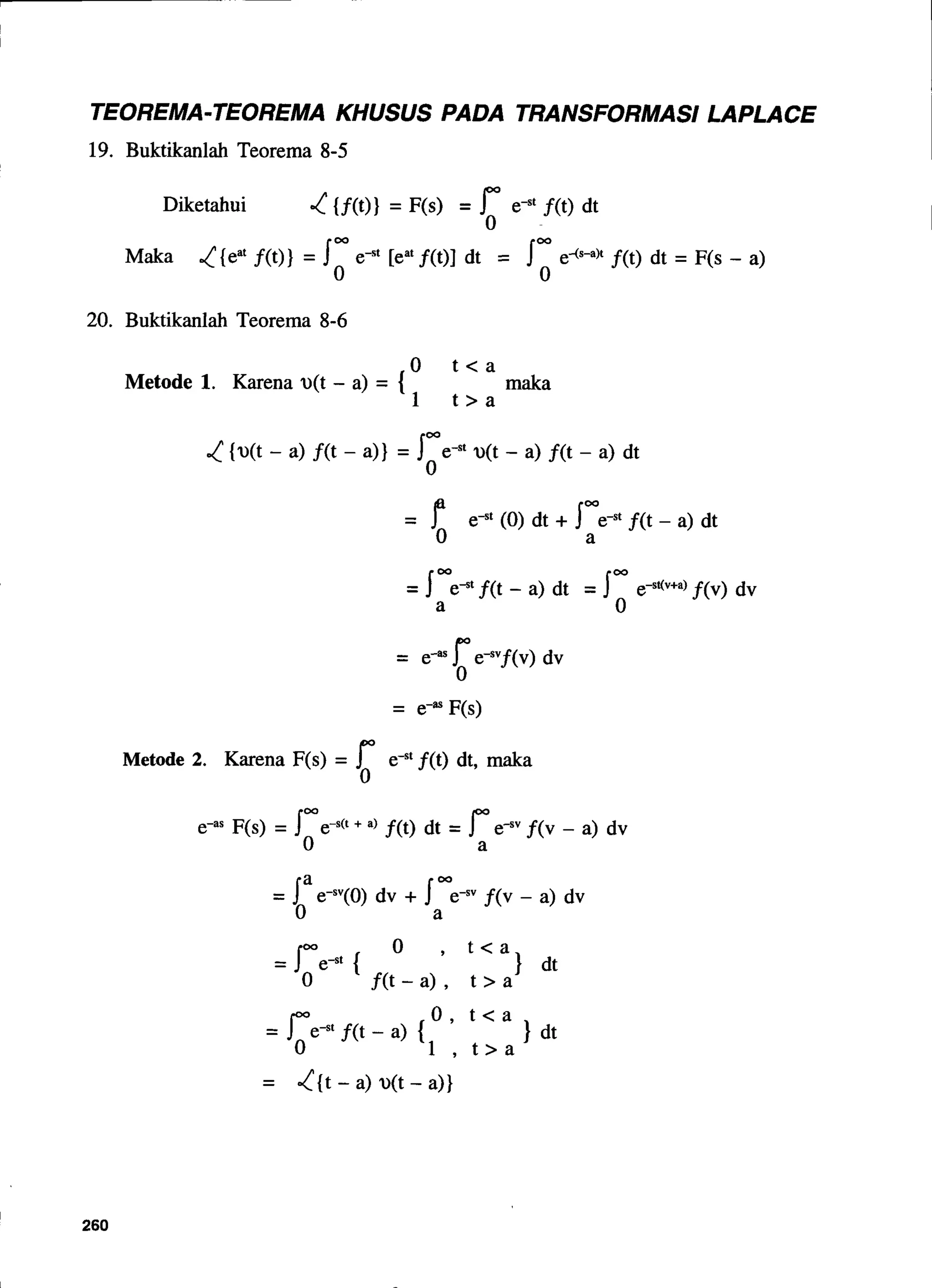 Bab8 transformasi laplace | PDF