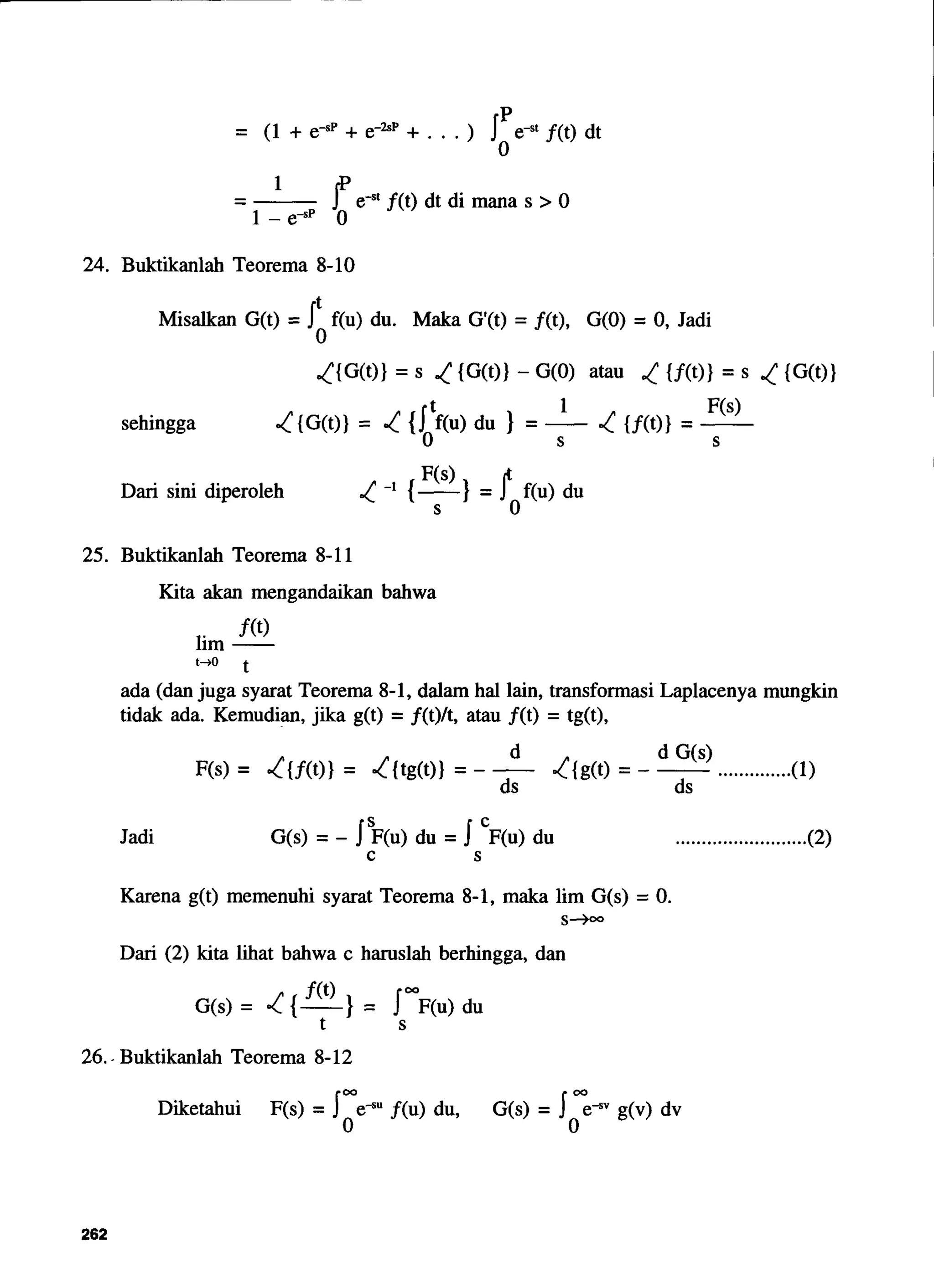 Bab8 transformasi laplace | PDF