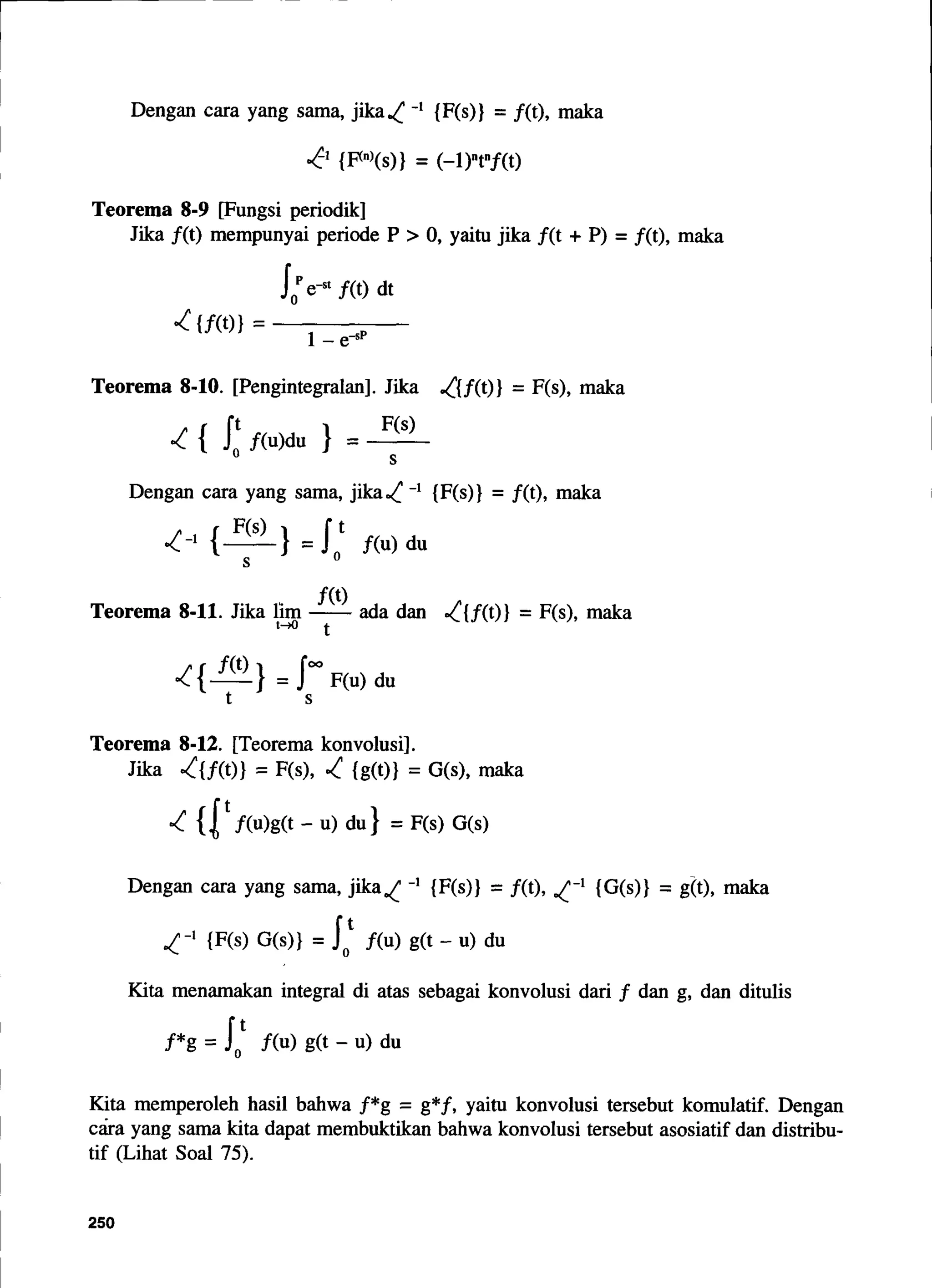 Bab8 transformasi laplace | PDF