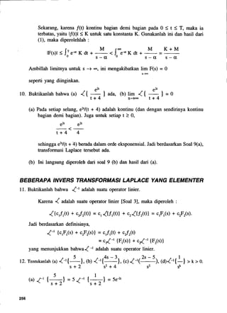 Bab8 transformasi laplace | PDF