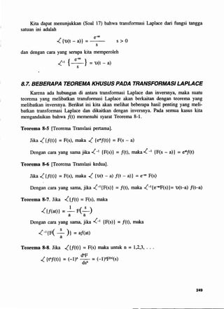 Bab8 transformasi laplace | PDF
