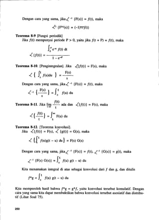 Bab8 transformasi laplace | PDF