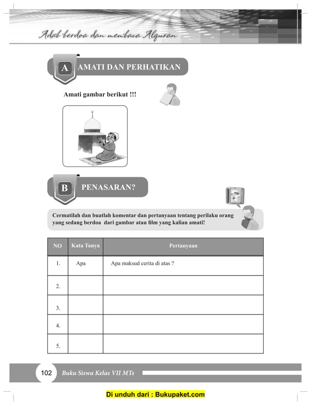 Bab 8 adab berdoa dan membaca alquran | PDF