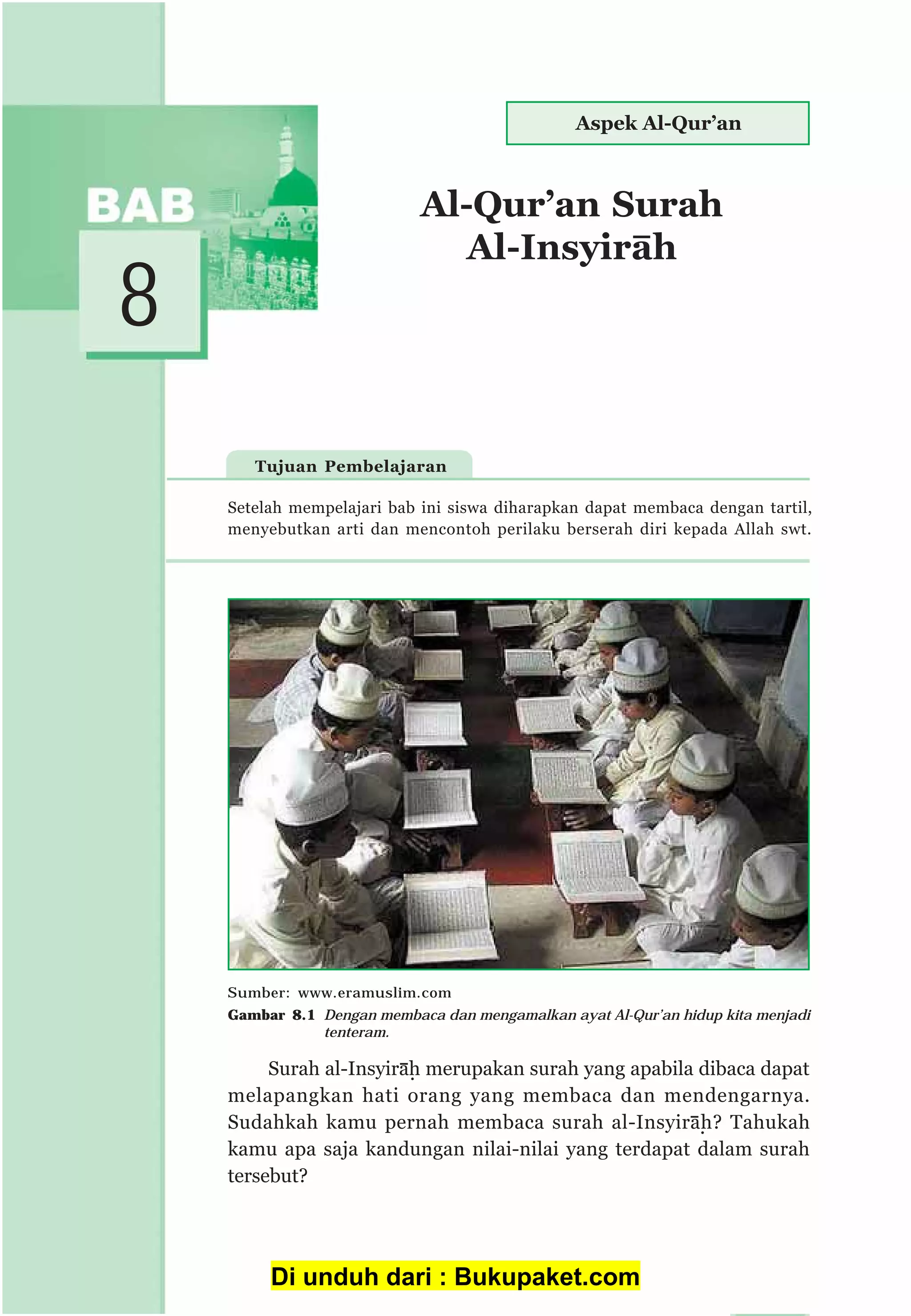 Bab 8 al qur'an surah al insyirah | PDF