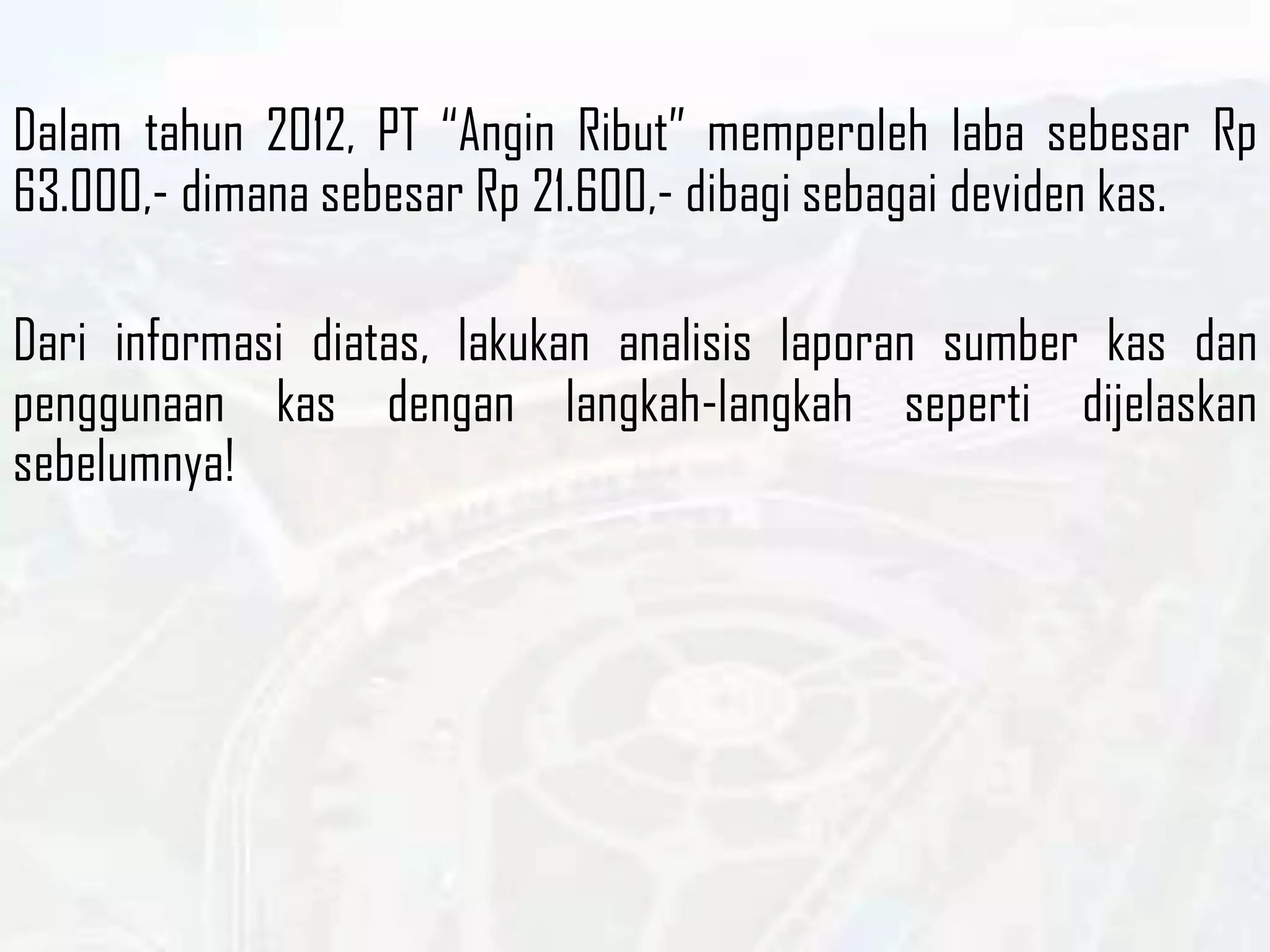 Bab 8 analisis sumber dan penggunaan dana | PDF