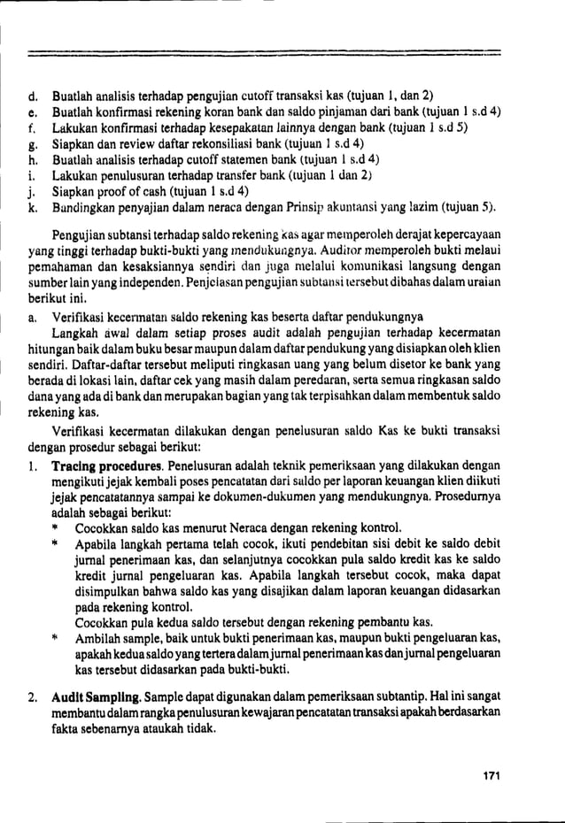 Bab 8 Audit Terhadap Transaksi Kas | PDF