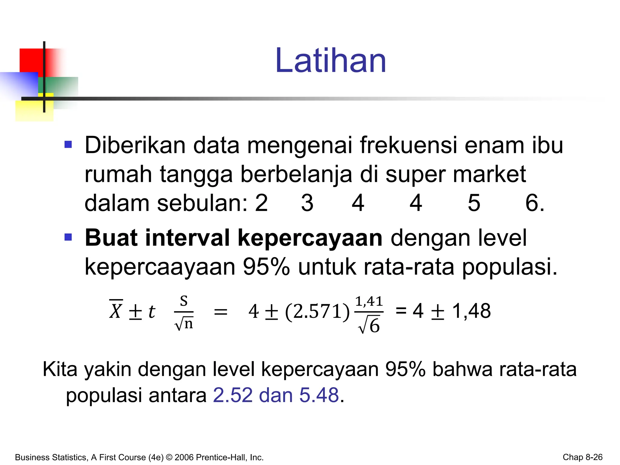 BAB 8 Estimasi Interval Kepercayaan.pptx