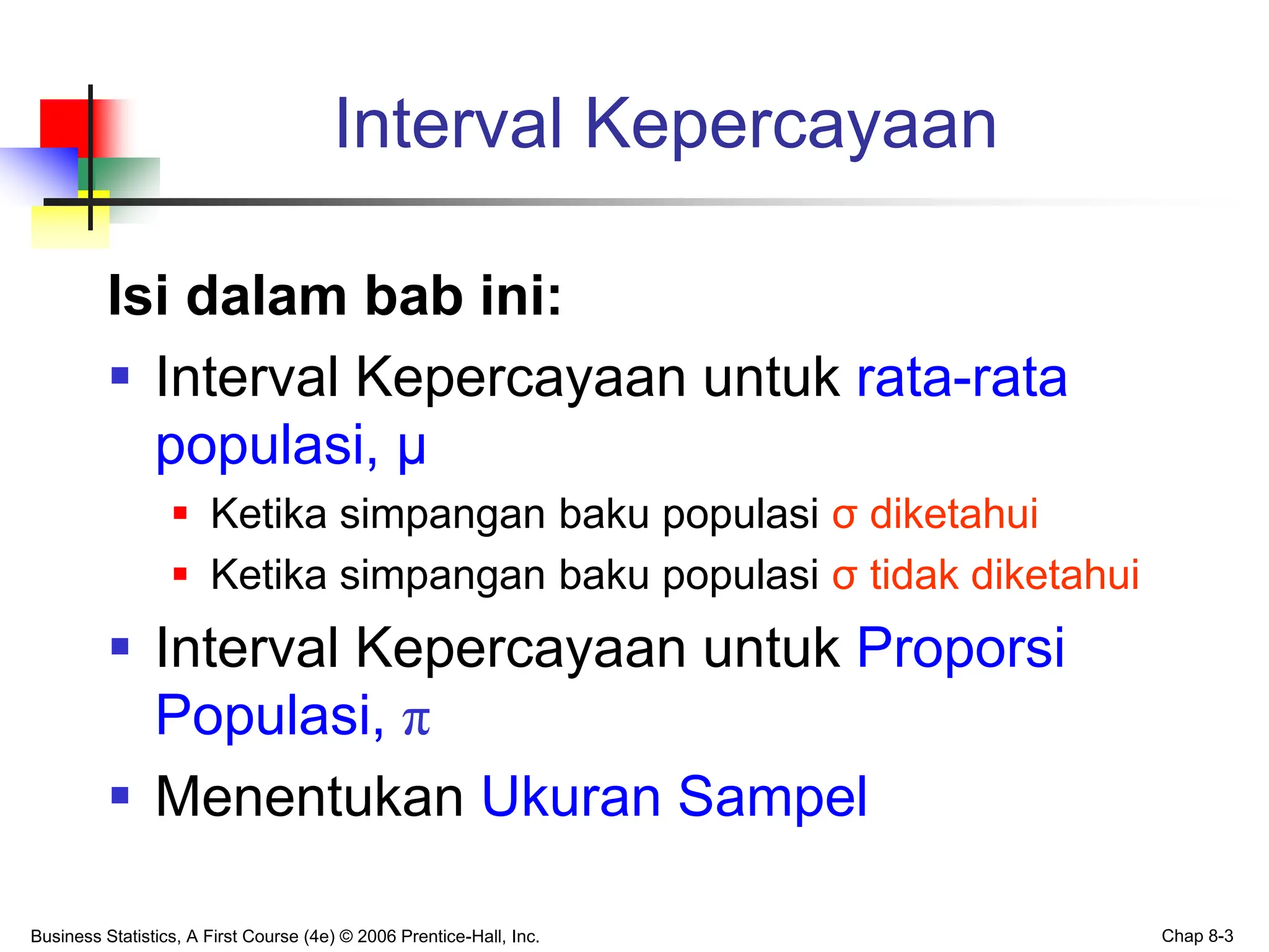 BAB 8 Estimasi Interval Kepercayaan.pptx