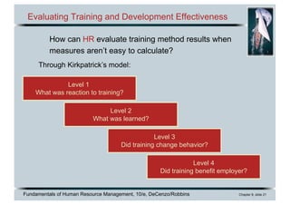 Chapter 8 Training and Developing Employees | PDF