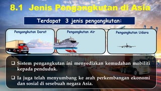 Bab 8 Jenis Dan Kemajuan Pengangkutan Di Asia.ppt
