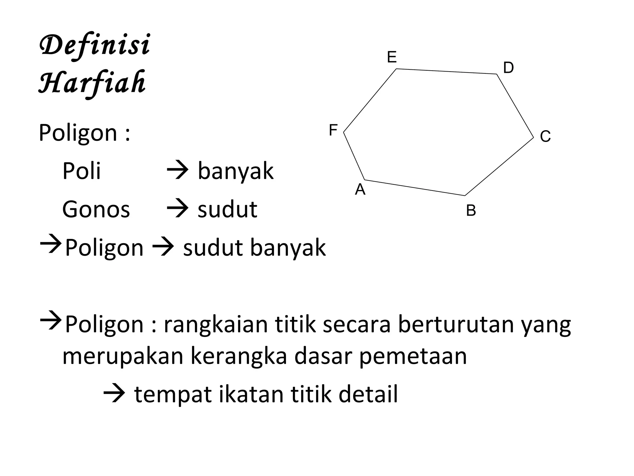 Bab 8 kerangka dasar pemetaan poligon | PPT