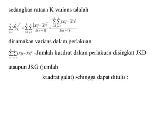 analisis varians | PPT
